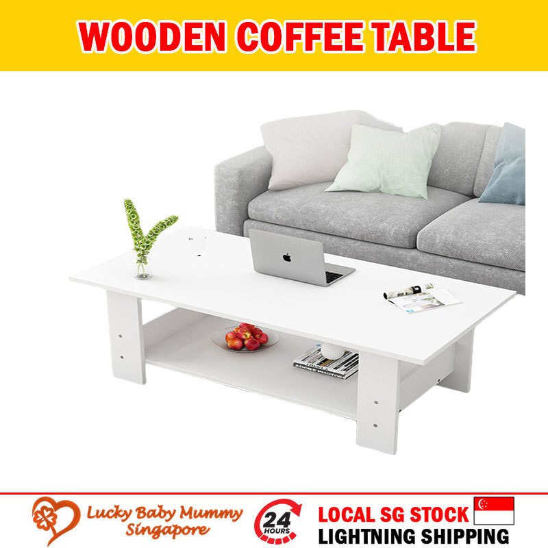 【H32 COFFEE TABLE】★COFFEE DESK★WOOD ★SIDE TABLE ★DINING TABLE ★ELEGANT ...