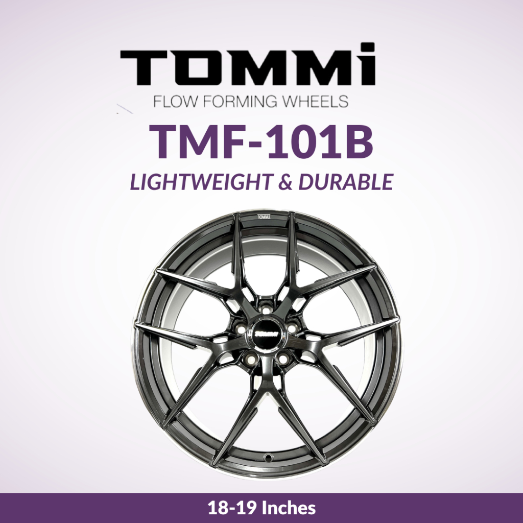 TOMMI FLOW FORMING RIMS TMF-101B (18-19 inches) | Shopee Singapore