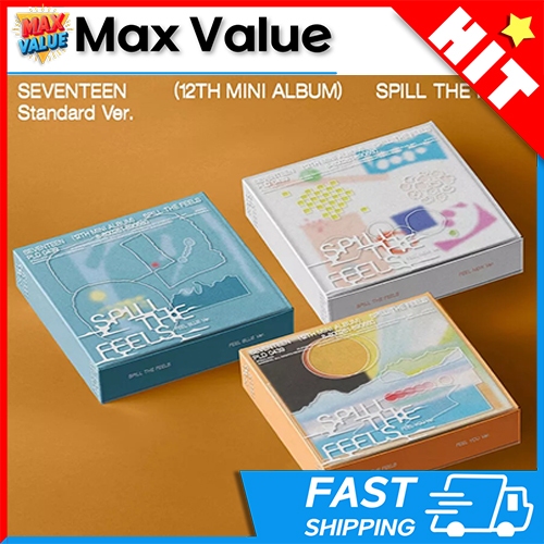SEVENTEEN [SPILL THE FEELS] 12th Mini Album STANDARD Ver K-POP SEALED | Shopee Singapore