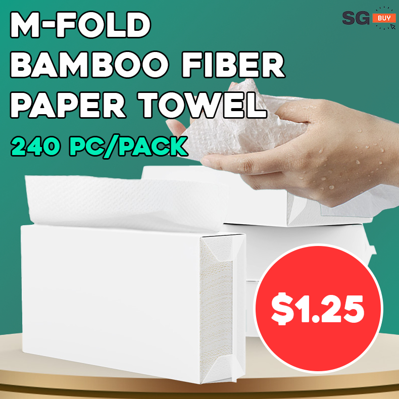 [$1.35/Pack] 240 Pc M Fold Paper Towel Kitchen Towel Paper Kitchen ...