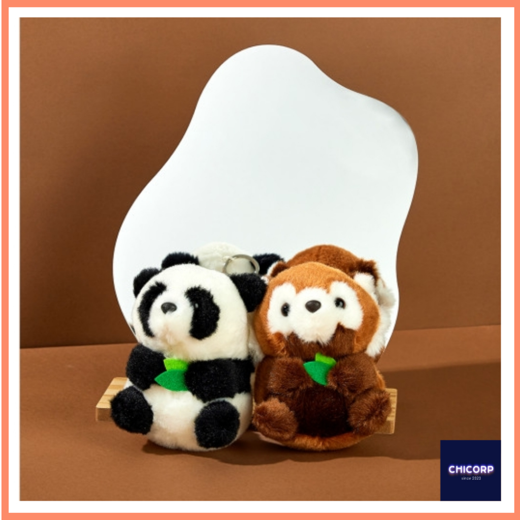 Everland Panda and Lesser Panda Round Sewing Key Holder 2 Types ...