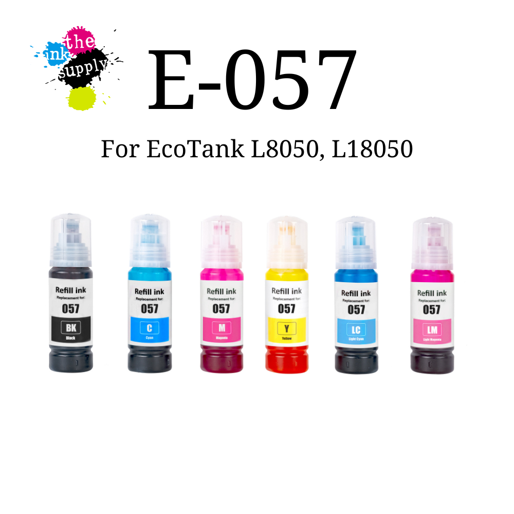 theinksupply Compatible Epson 057 Ink Bottle for Epson EcoTank L8050 ...