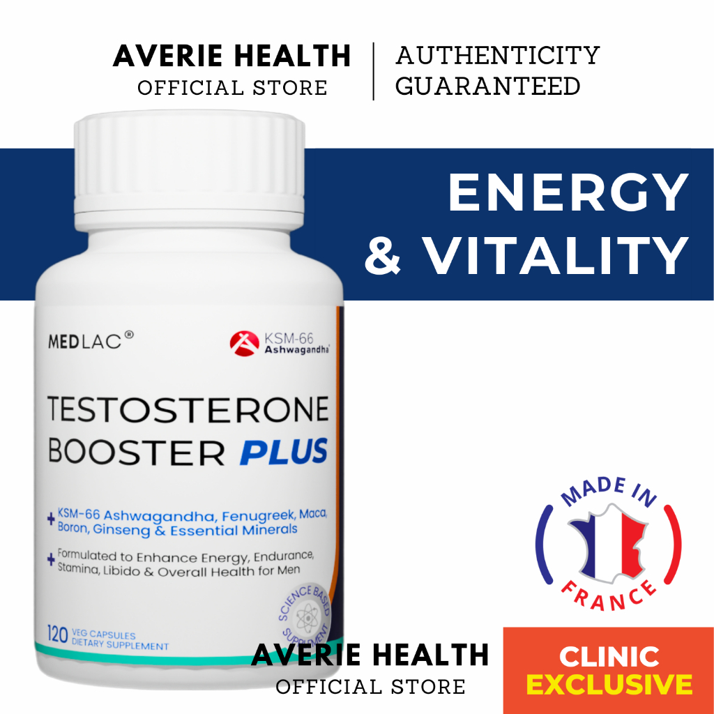Medlac Testosterone Booster Plus 120s | Boost Vitality & Male Female ...