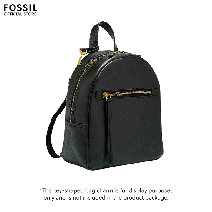 Fossil Women's Megan Backpack ( SHB3088001 ) - Black Leather | Shopee ...