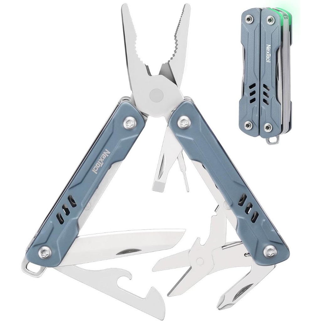 NexTool Mini Sailor S11 Blue Compact Multi-Tool with 11 Functions ...