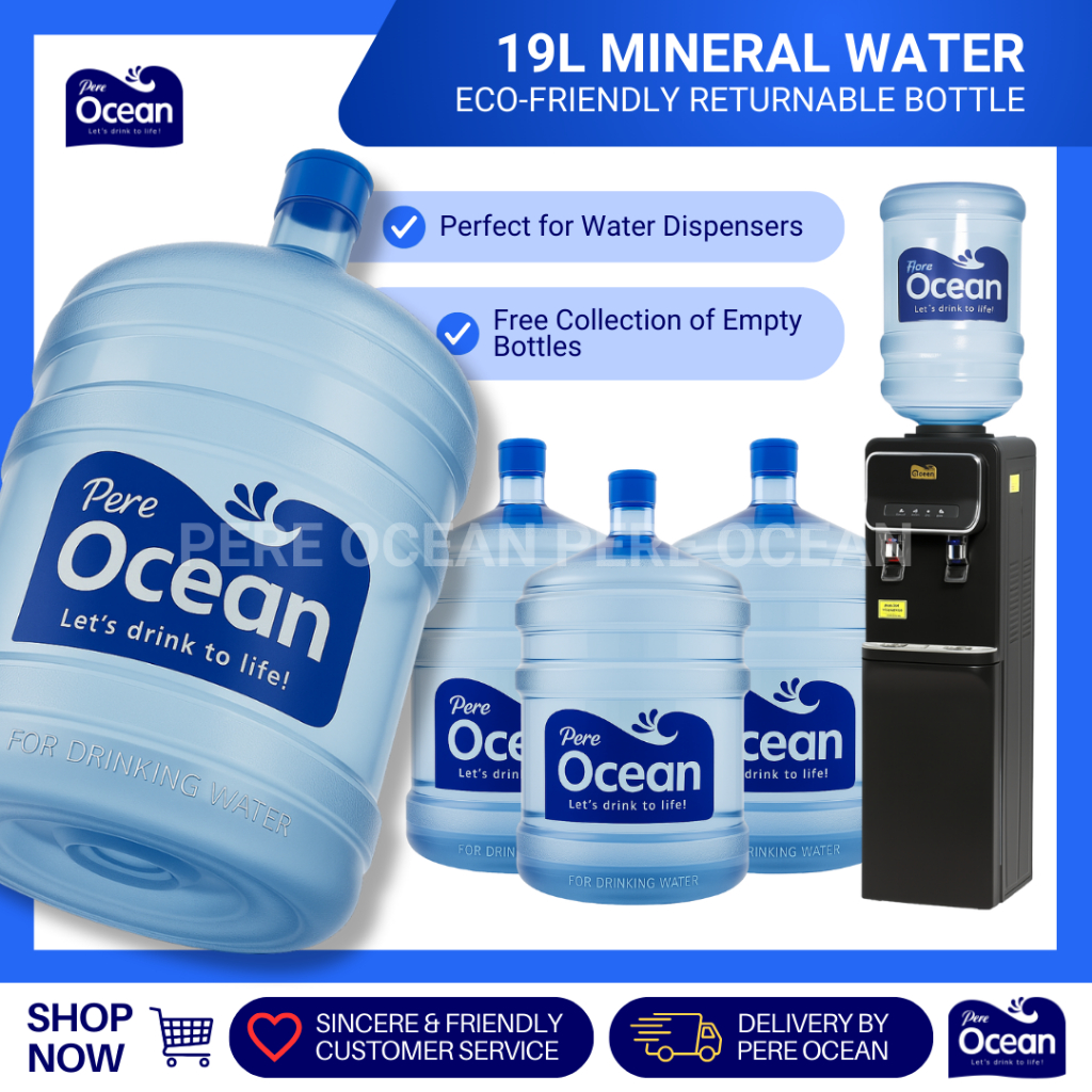 Pere Ocean 19L Mineral Water | Water Dispenser Refill | Home & Office ...