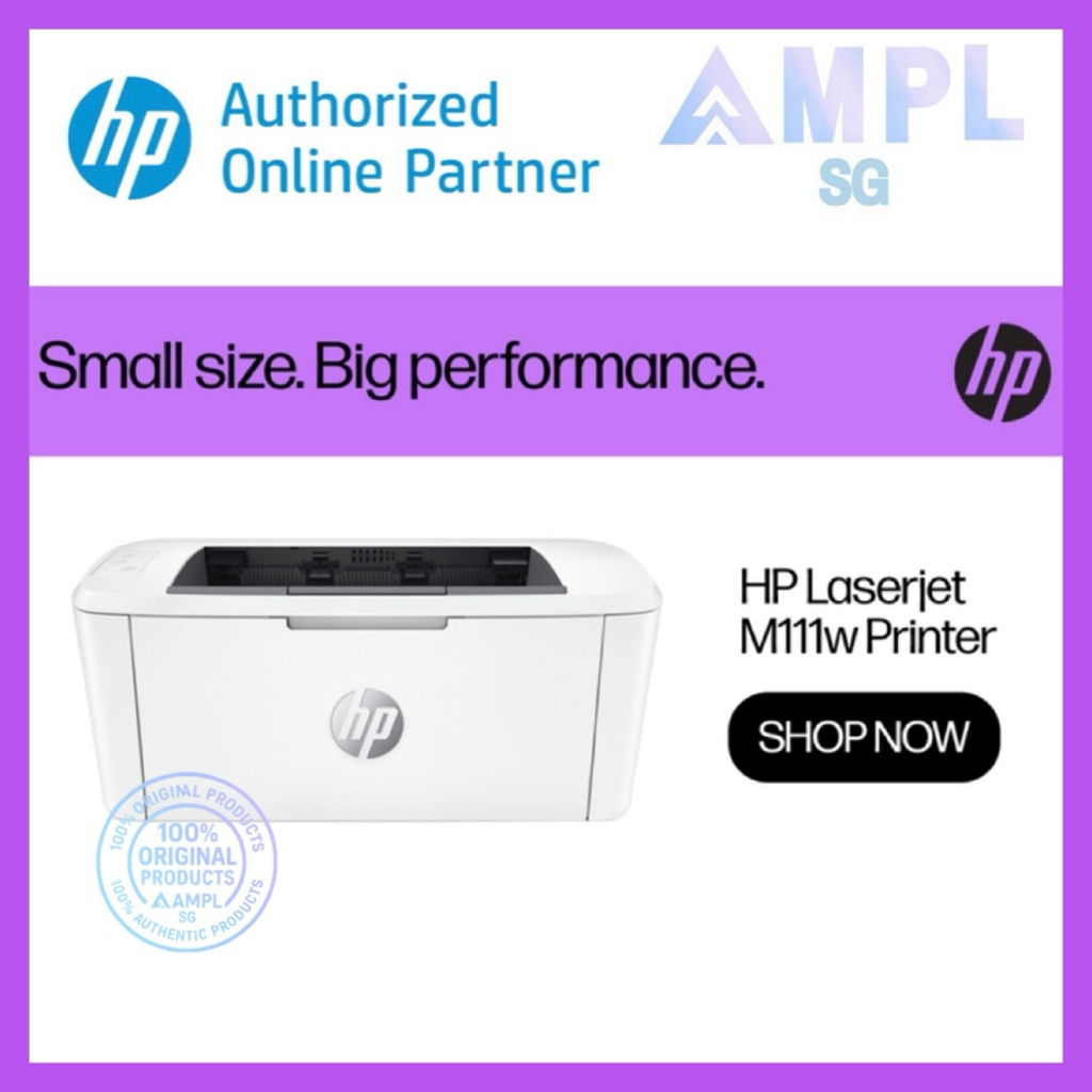HP M111w Wireless Mono Laser Printer/Print Only / Orderable HP Toner ...