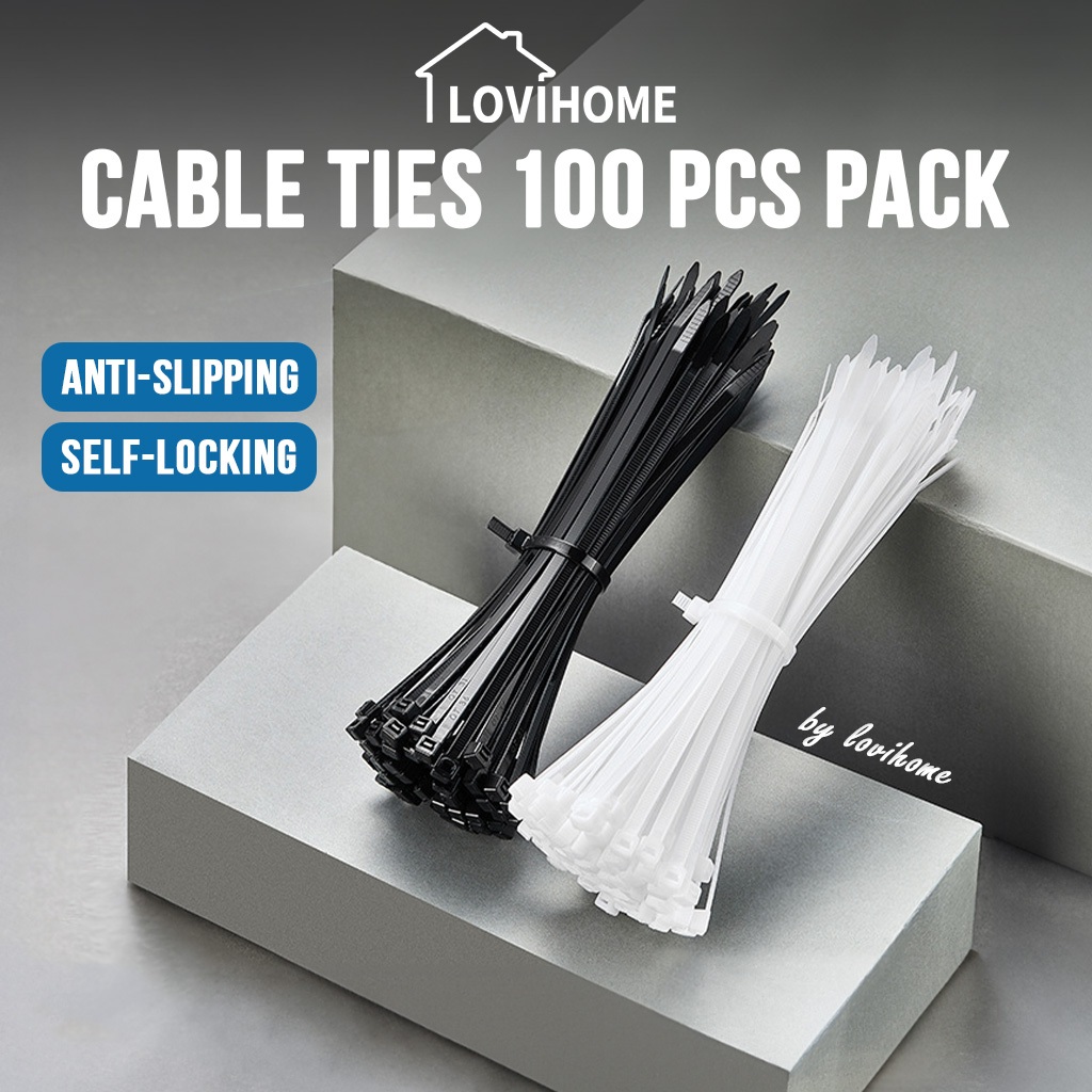 SG Plastic Mesh Cable Ties Multipurpose Wire Self-Locking UV Resistant ...