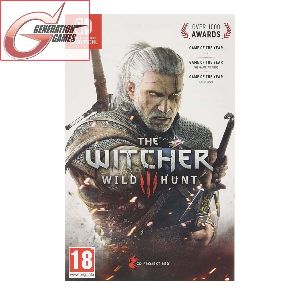 Nintendo Switch The Witcher III Wild Hunt / The Witcher 3 (English ...