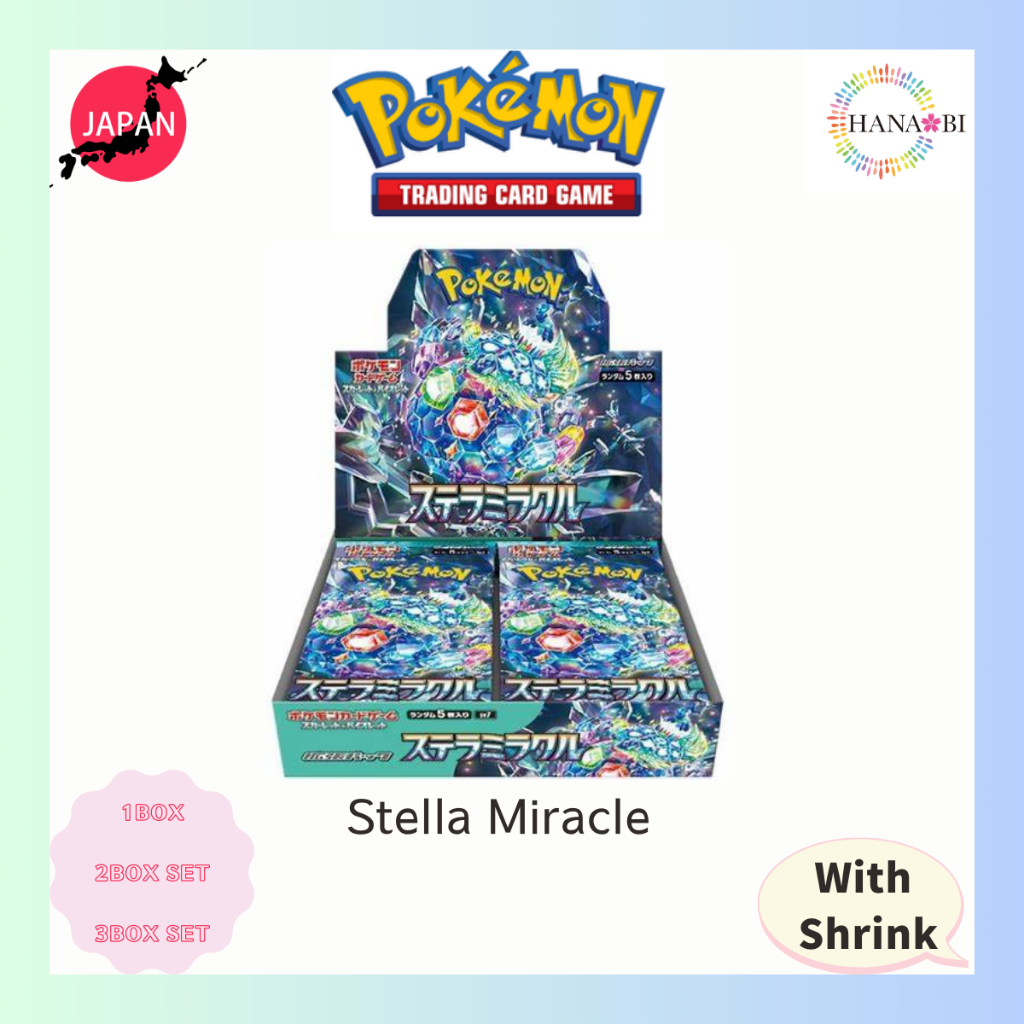 Pokemon Card Game Scarlet & Violet Expansion Pack Stella Miracle sv7 ...