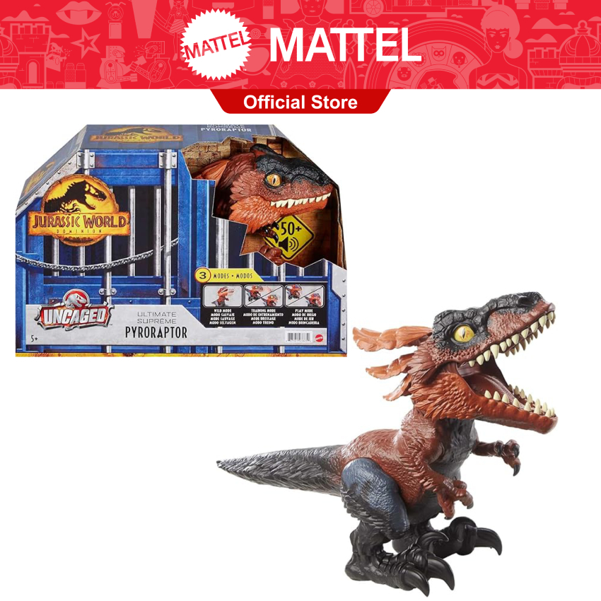 Jurassic World Dominion Uncaged Ultimate Pyroraptor interactive ...