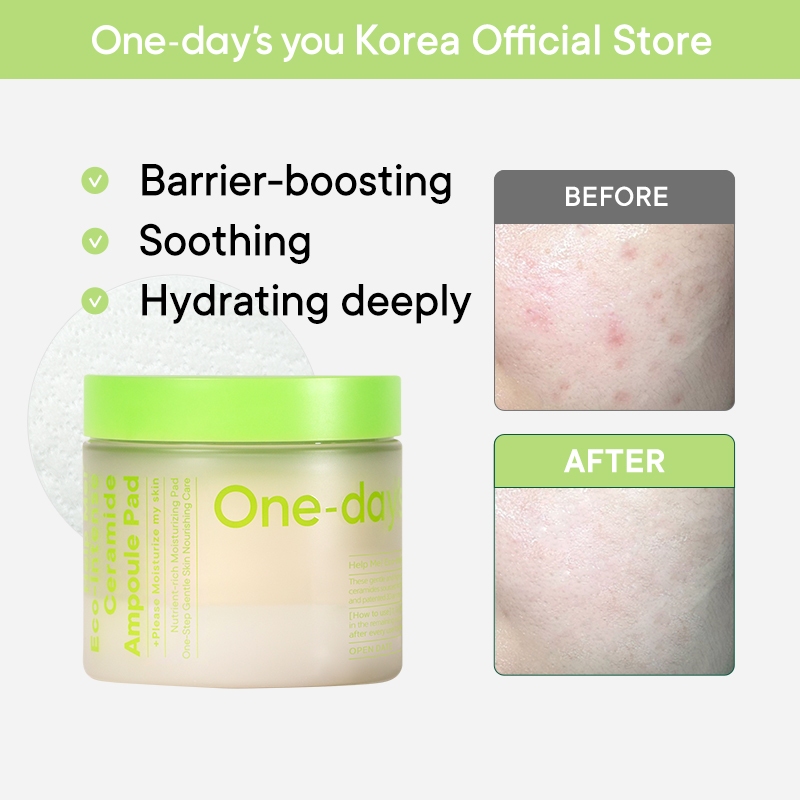 [ONE DAY'S YOU] Help Me Eco-intense Ceramide Ampoule Toner Pad (90 Pads ...