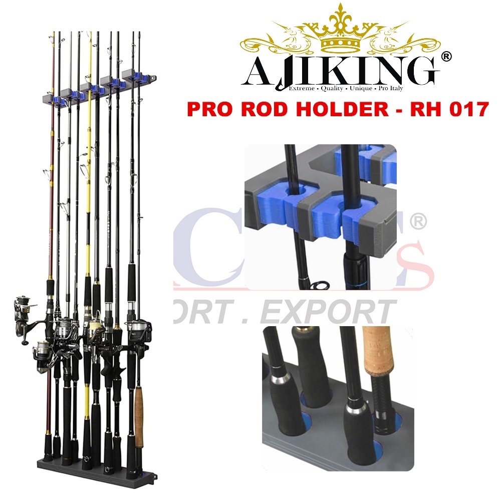 Ajiking Pro Rod Holder RH 017 Fishing Rod Rack Holder Display Stand Rod ...