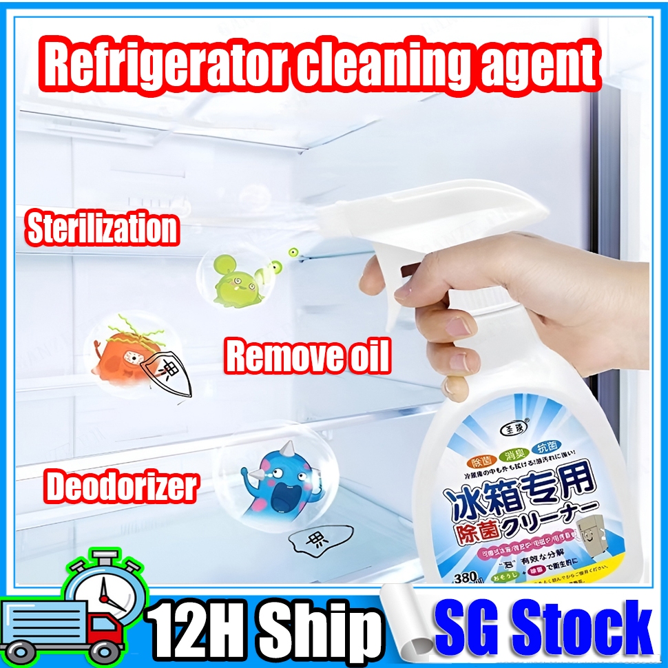 【SG STOCK】Refrigerator Spray Cleaner Freezer Mold Remover Spray 380ML ...