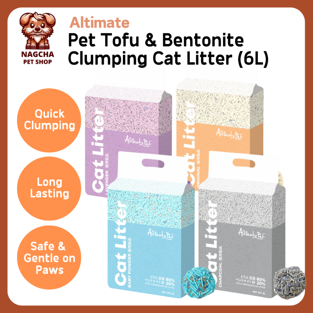Altimate Pet Tofu & Bentonite Clumping Cat Litter 6L | Shopee Singapore