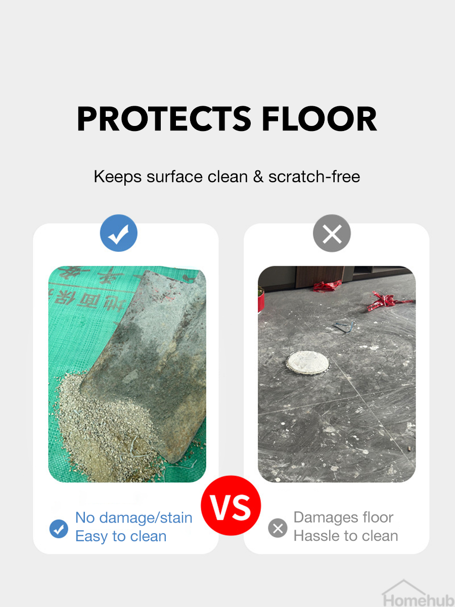 Homehub Renovation Floor Protector Mat Sheet Protection Cover Film ...