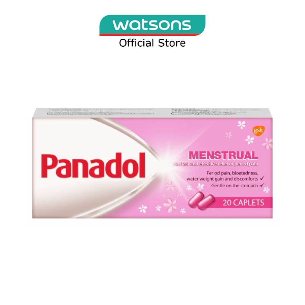 PANADOL Menstrual Tablet (For Period Pain) 20s | Shopee Singapore