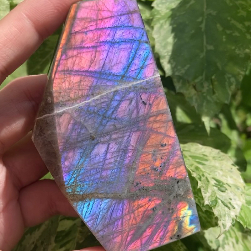 [SG CRYSTAL] Labradorite Polished Freeforms (rainbow mermaid pink ...