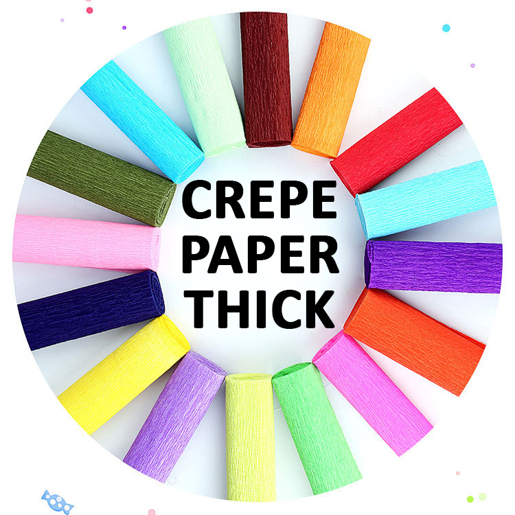 🇸🇬📦🚚 35 Colour Crepe Paper Thick 50 x 250cm | Craft | Gift Wrapping ...
