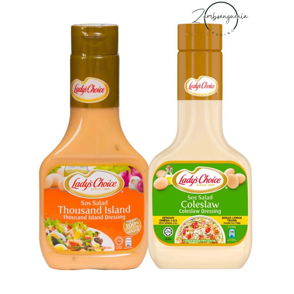LADY'S CHOICE Sos Salad Dressing (Thousand Island | Coleslaw) (250mL ...