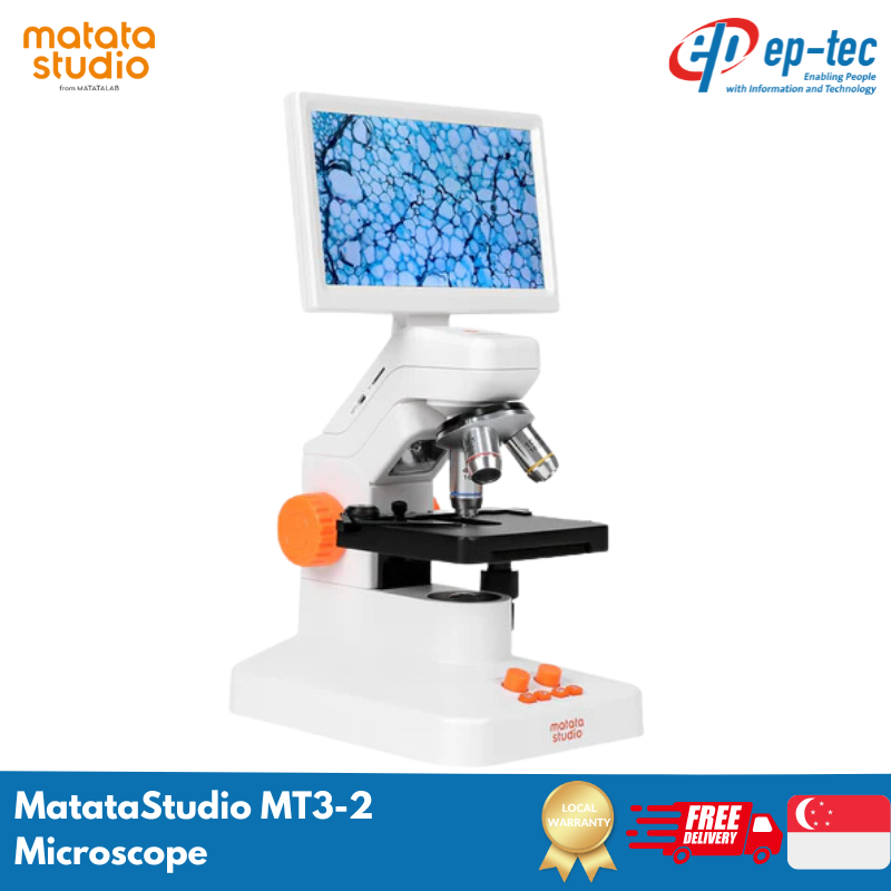 Matatalab MT3 Digital Microscope Biological Camera Sensor 7'' LCD HD ...