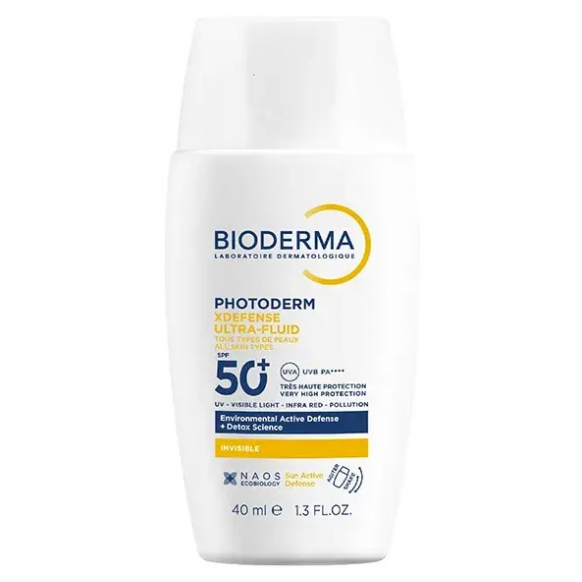 Bioderma Photoderm XDefense Ultra-Fluid Invisible SPF50+ Sunscreen ...