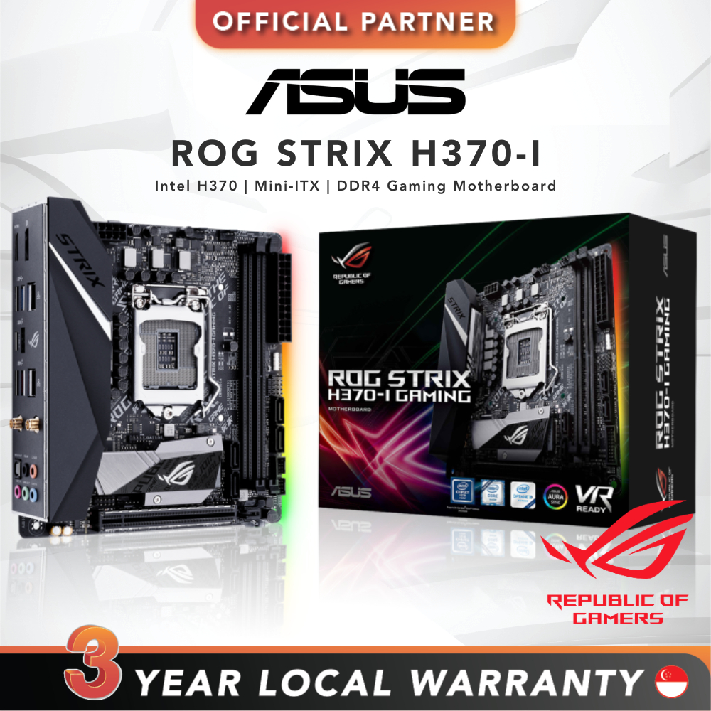 ASUS ROG STRIX H370-I | Intel H370 | Mini-ITX | Gaming Motherboard ...