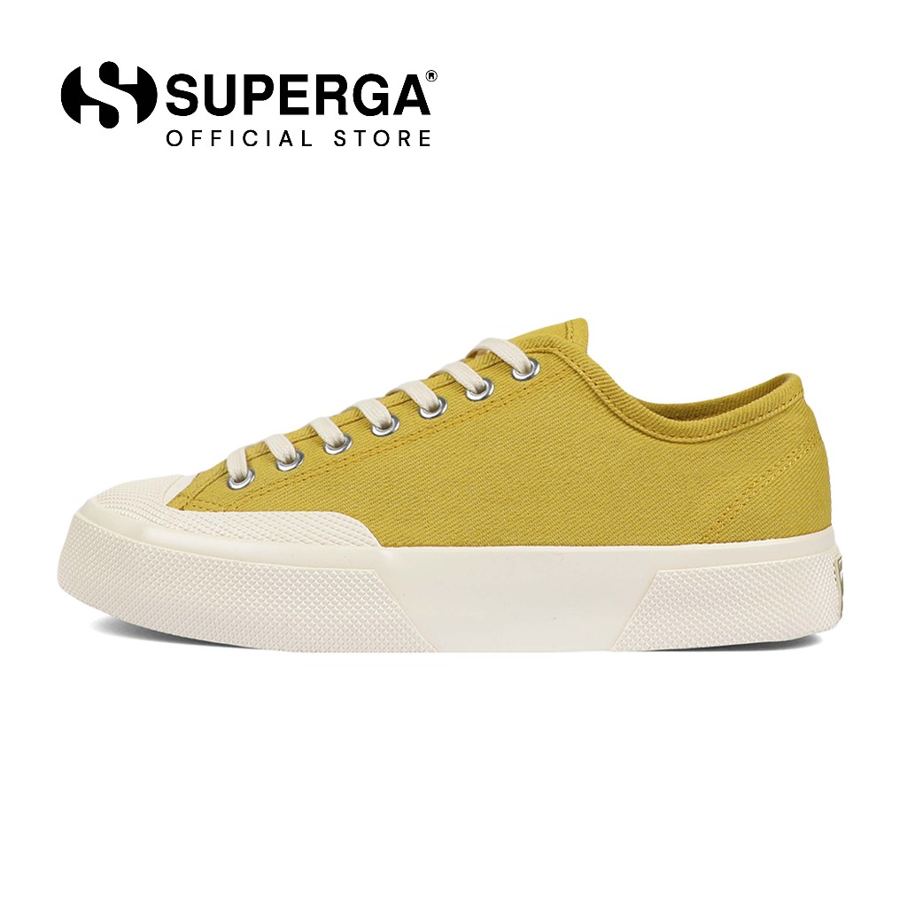 Artifact By Superga 2432 Works Low Cut Denim Yellow | Shopee Singapore