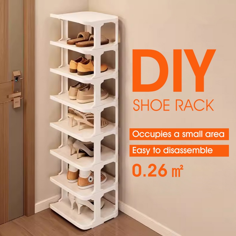 HXR Multilayer Shoe Rack Plastic Storage Box Shoes Cabinet Storage ...
