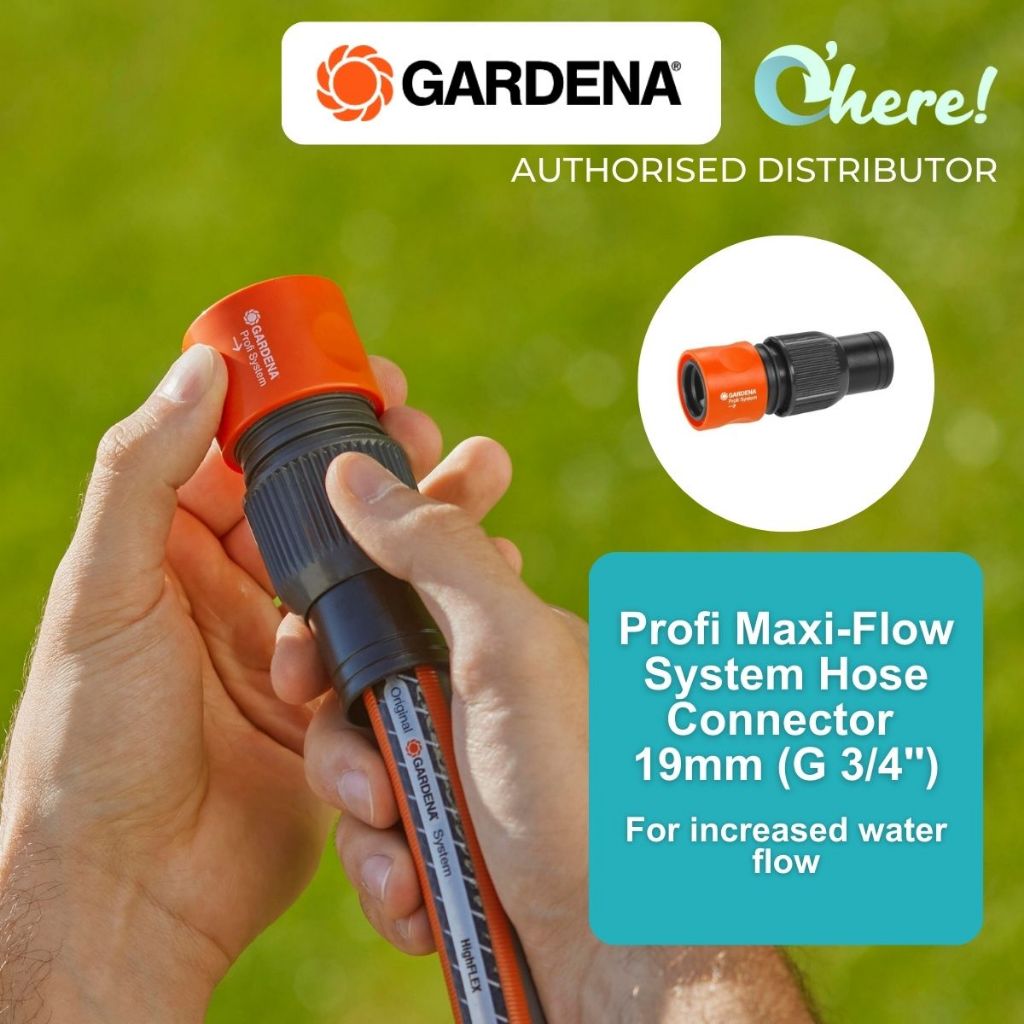 GARDENA Profi Maxi-Flow System Hose Connector 19 Mm (3/4'') | Shopee ...