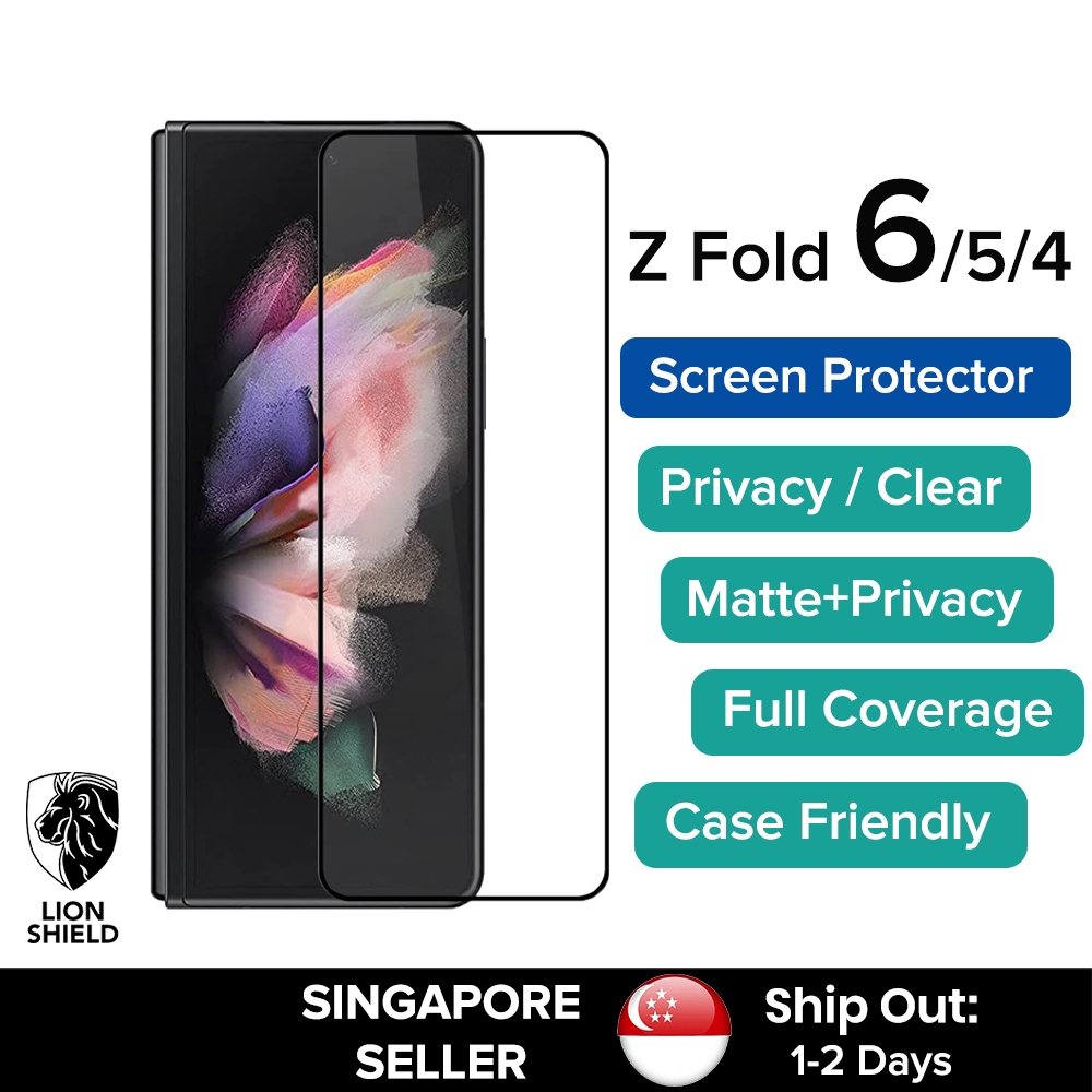 (SG) LionShield Outer Screen Protector Tempered Glass,Compatible with ...