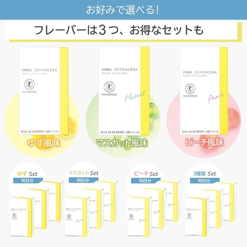 ~SET 3 BOX~ ORBIS Defencera Drinkable Skin Care Tokuho Ceramide ...