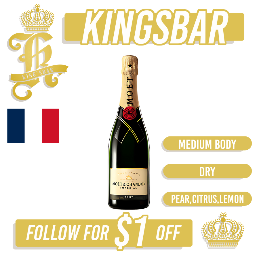 Moet & Chandon Imperial Brut Champagne Wine 750ml Bundle Promotion ...