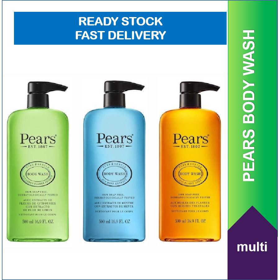 Pears Body Wash Pure & Gentle, 250/500ml/750ml | Shopee Singapore