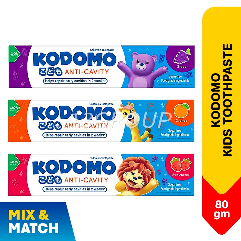 Kodomo Anti Cavity Children Kids Toothpaste, 80g | Shopee Singapore