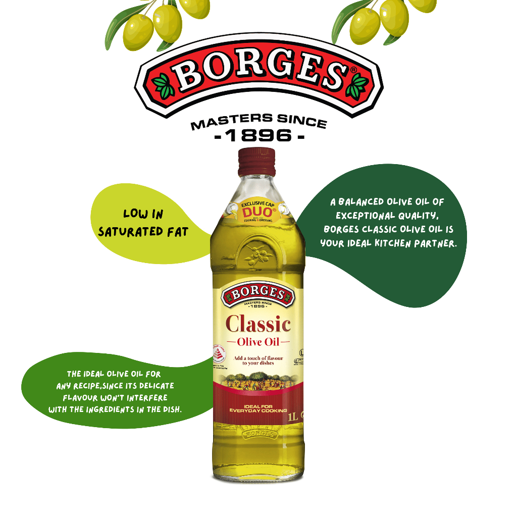 Borges Classic Olive Oil (1L) | Shopee Singapore