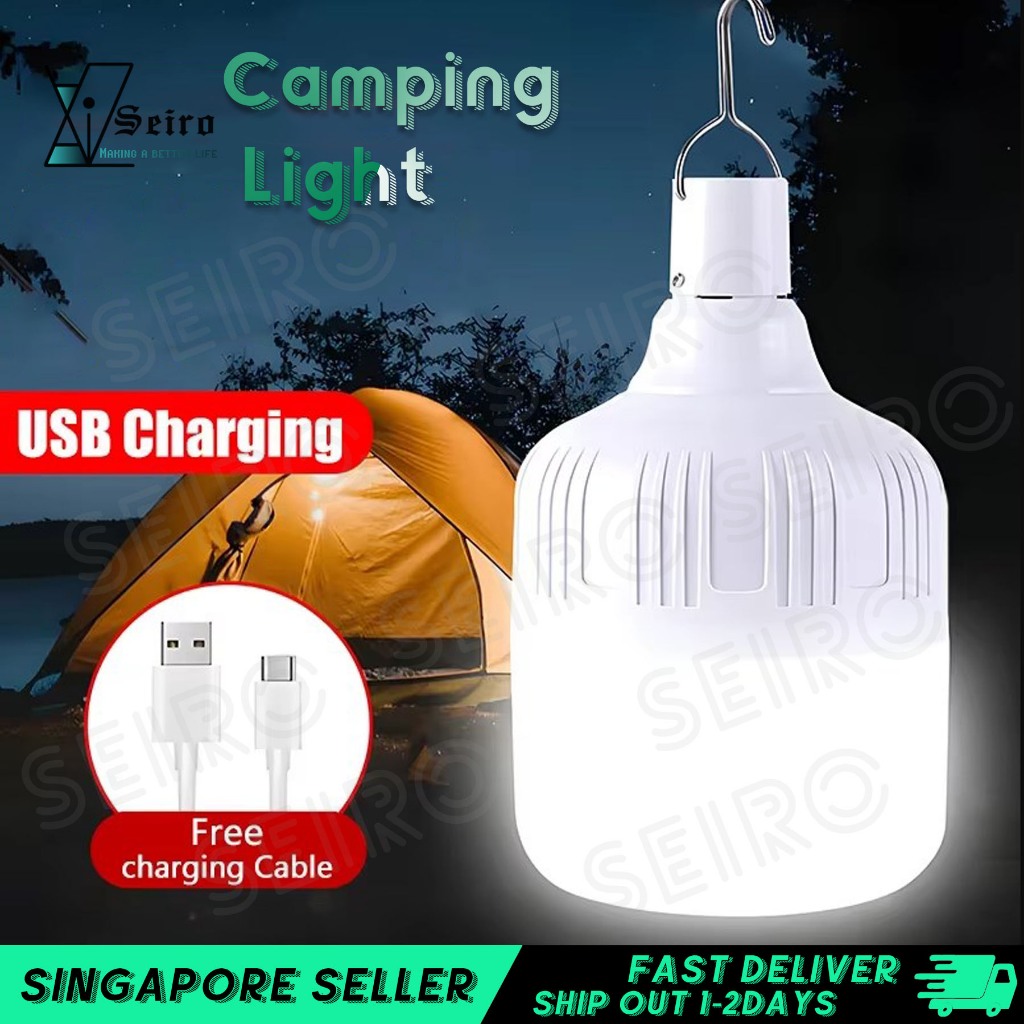【SG】Rechargeable LED Light Outdoor Camping Light USB Portable Lamp ...