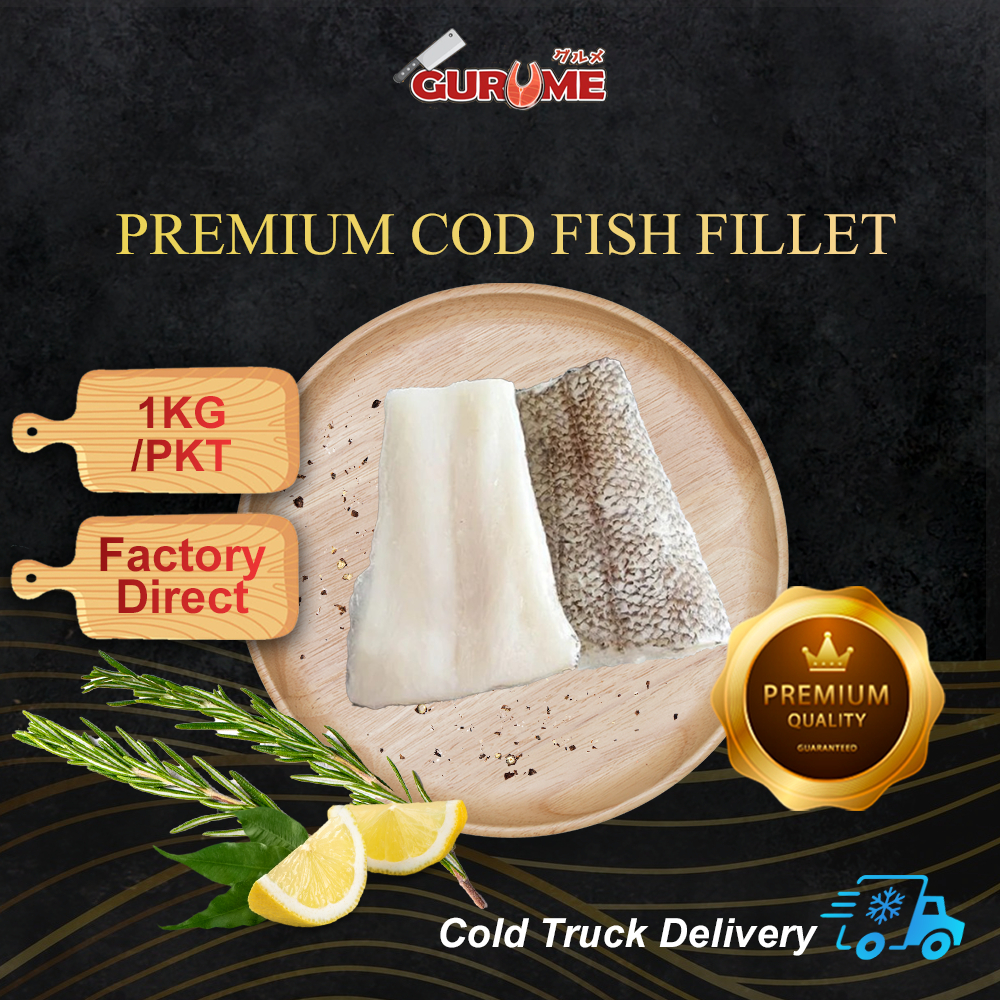 [GURUMESG] Premium Cod Fish Fillet (1kg/pkt) | 鳕鱼 | Shopee Singapore
