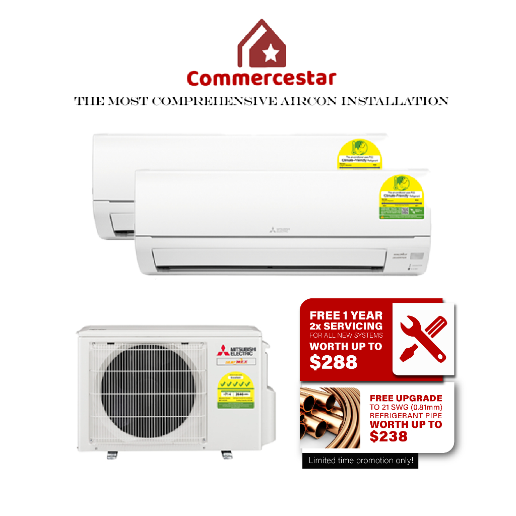 MITSUBISHI ELECTRIC STARMEX R32 NEW SYSTEM 2 (INSTALLATION INCLUDED ...