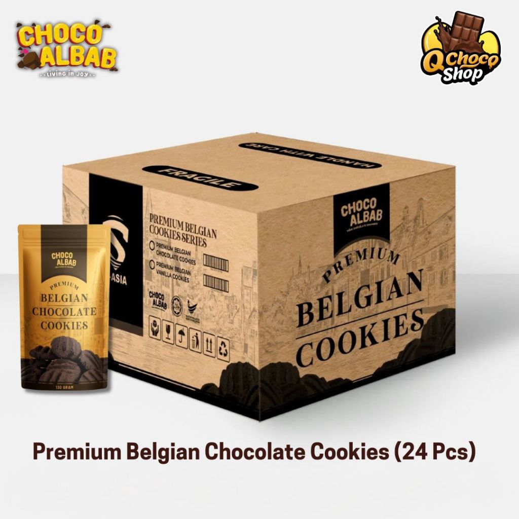 [Bulk Order] Choco Albab Cookies Belgian Chocolate Cookies (24 Pcs ...