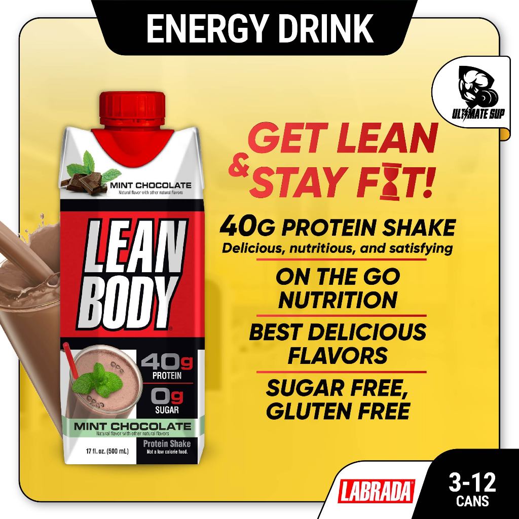 Labrada, Lean Body Ready-to-Drink Protein Shake, Support Lean Muscle, Gluten Free, Healthy ...