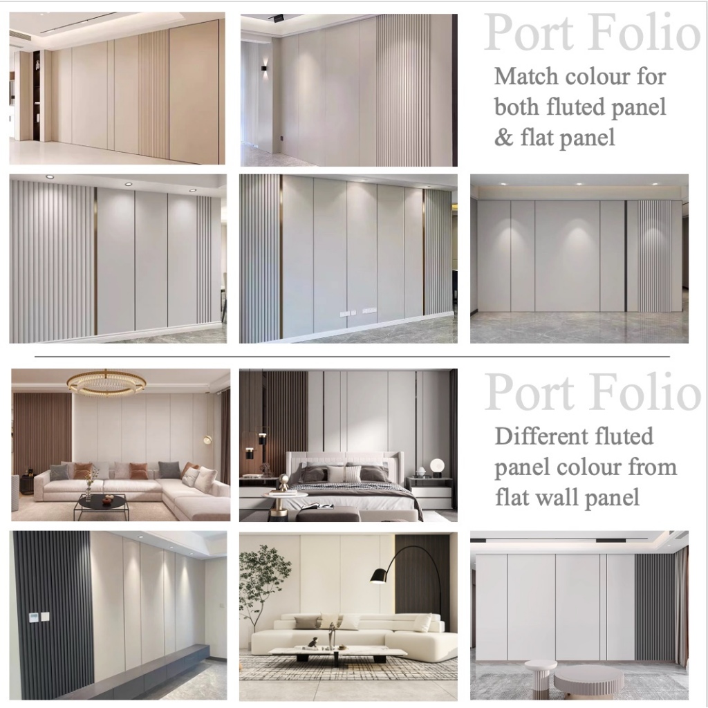 [Local] Partition panel wood panel wall partition fluted wall panel ...