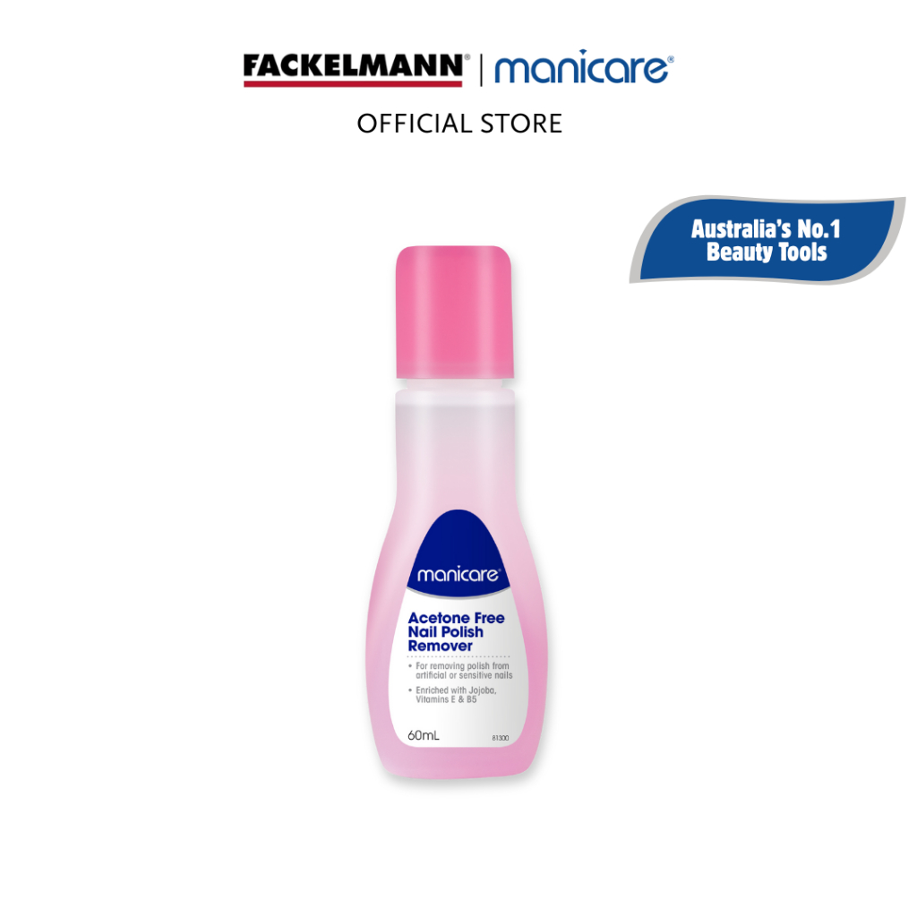Manicare Nail Polish Remover 60ml (Acetone Free) MC0003 | Shopee Singapore