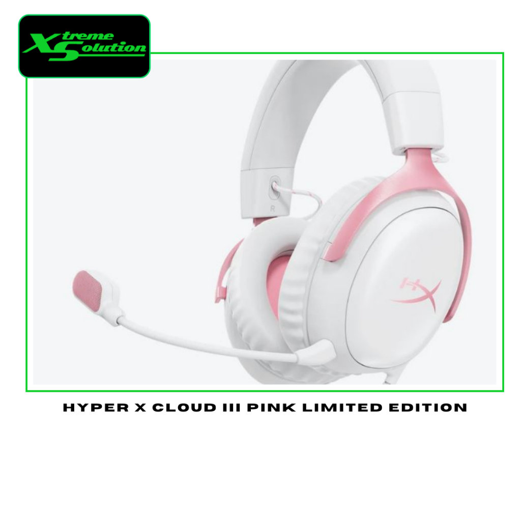Hyper X Cloud III Wired Limited edition White/ Pink | Shopee Singapore