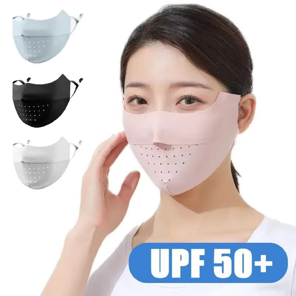 LATIO Mask UPF50+ Ice Silk 3D Breathable Sun Screen Mask/Sun Shade Mask ...