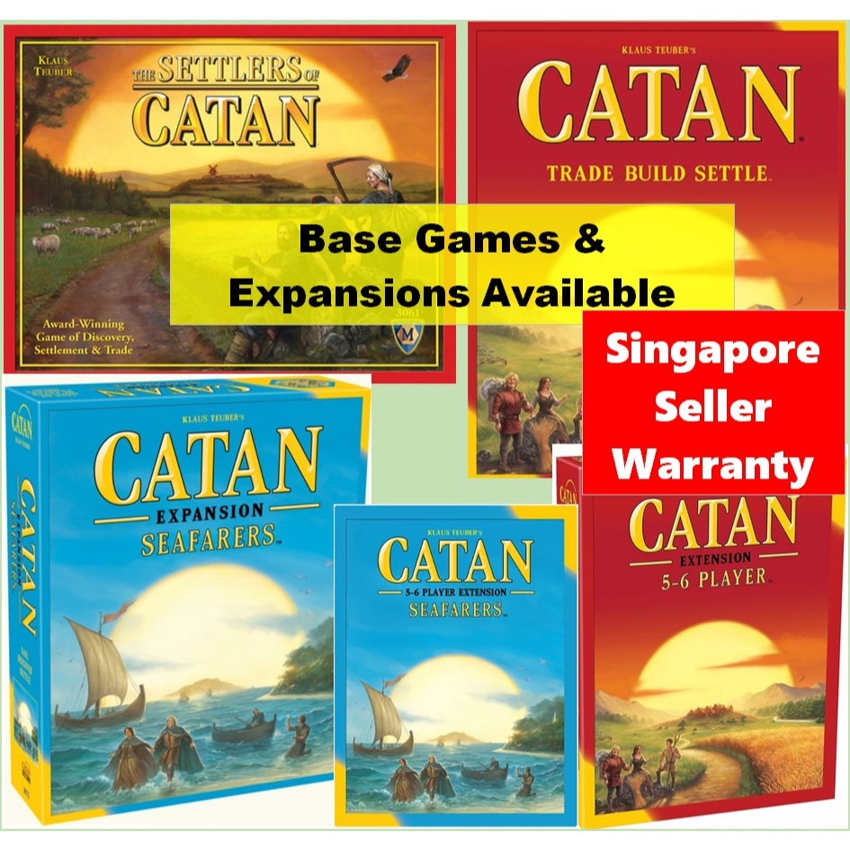 Catan 5th Edition Trade Build Settle / Catan Seafarers / Catan ...