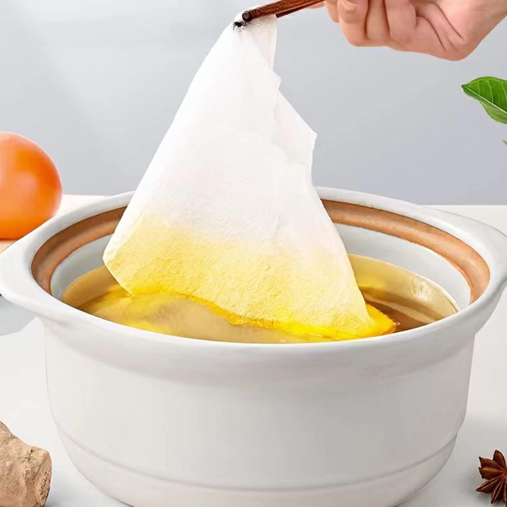 12 Sheets Oil Absorbing Paper for Kitchen Food Oil Absorbing Paper to ...