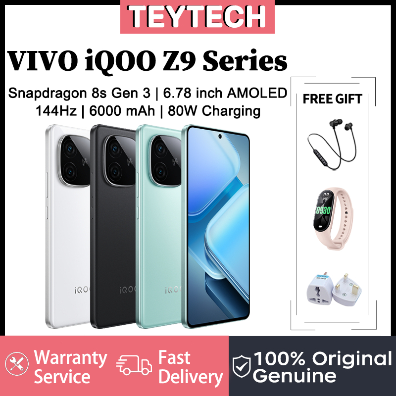 VIVO iQOO Z9 Turbo Snapdragon 8s Gen 3 / iQOO Z9 Snapdragon 7 Gen 3 / iQOO Z9x Snapdragon 6 Gen ...