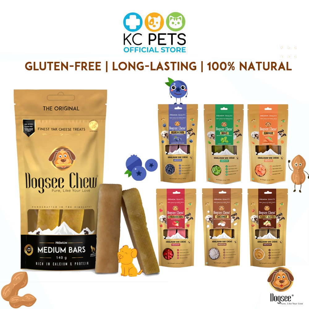 Dogsee Medium / Large Bars: Long-lasting Dental Chews For Medium ...