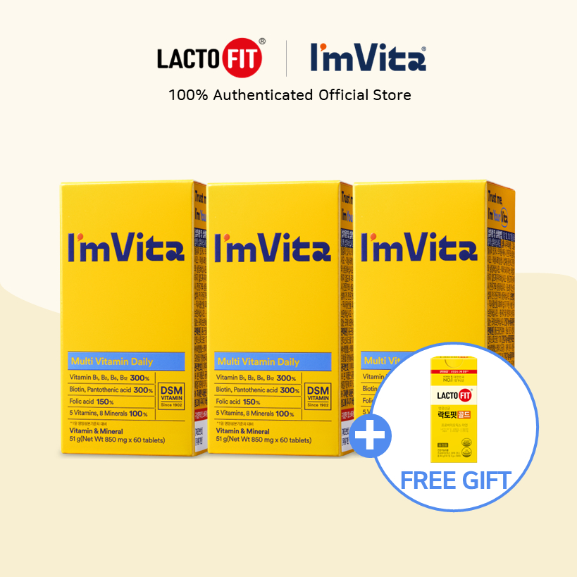I'm Vita Multi Vitamin Daily / 3 Box (180 Talets) / Korea No.1 Vitamin ...